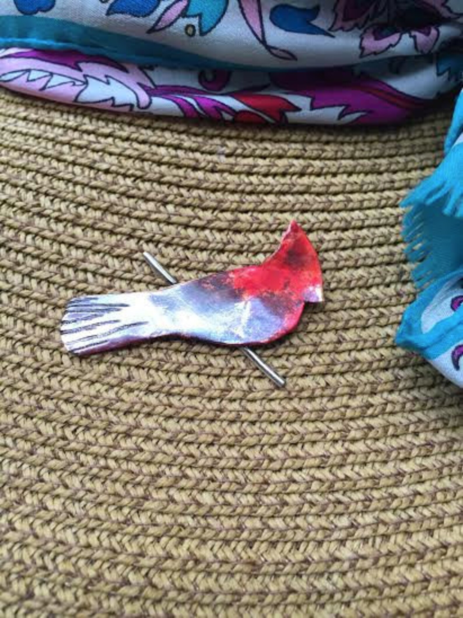 Cardinal Pin Red Bird Lapel Pin Bird Lovers Gift Tie Tack | Etsy