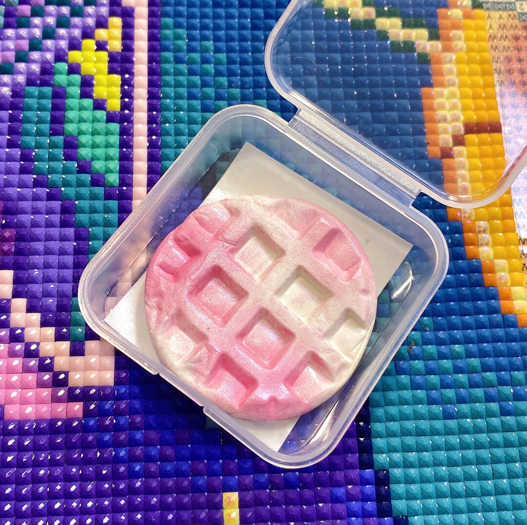 Thesstudios Scented Diamond Painting Putty Pink/white Round Waffle. Wt ...