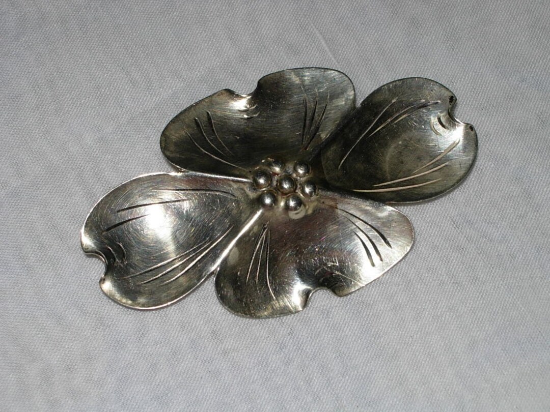 Vintage Stuart Nye Sterling Dogwood Brooch or Pin in Sterling Silver - Etsy