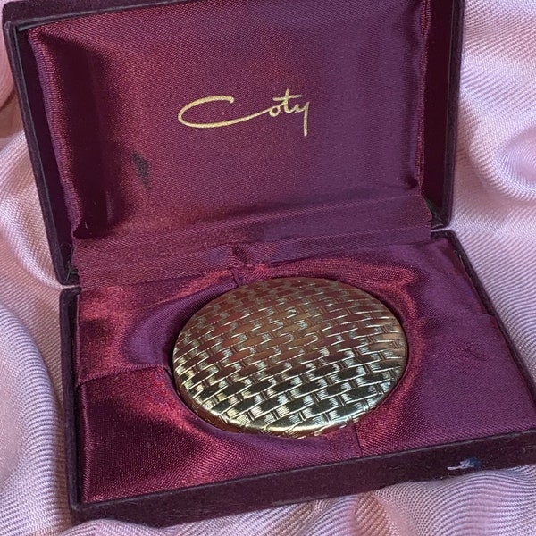 Vintage Coty Compact - Etsy