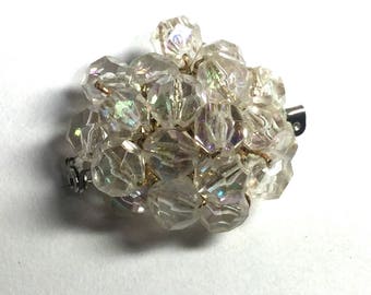 Vintage Star Shaped Aurora Borealis Rhinestone Pin or Brooch - Etsy