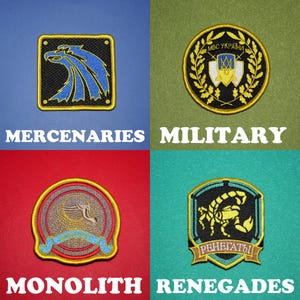 STALKER Video Game • Complete Faction Patch Set • NEW • Made in USA - Etsy