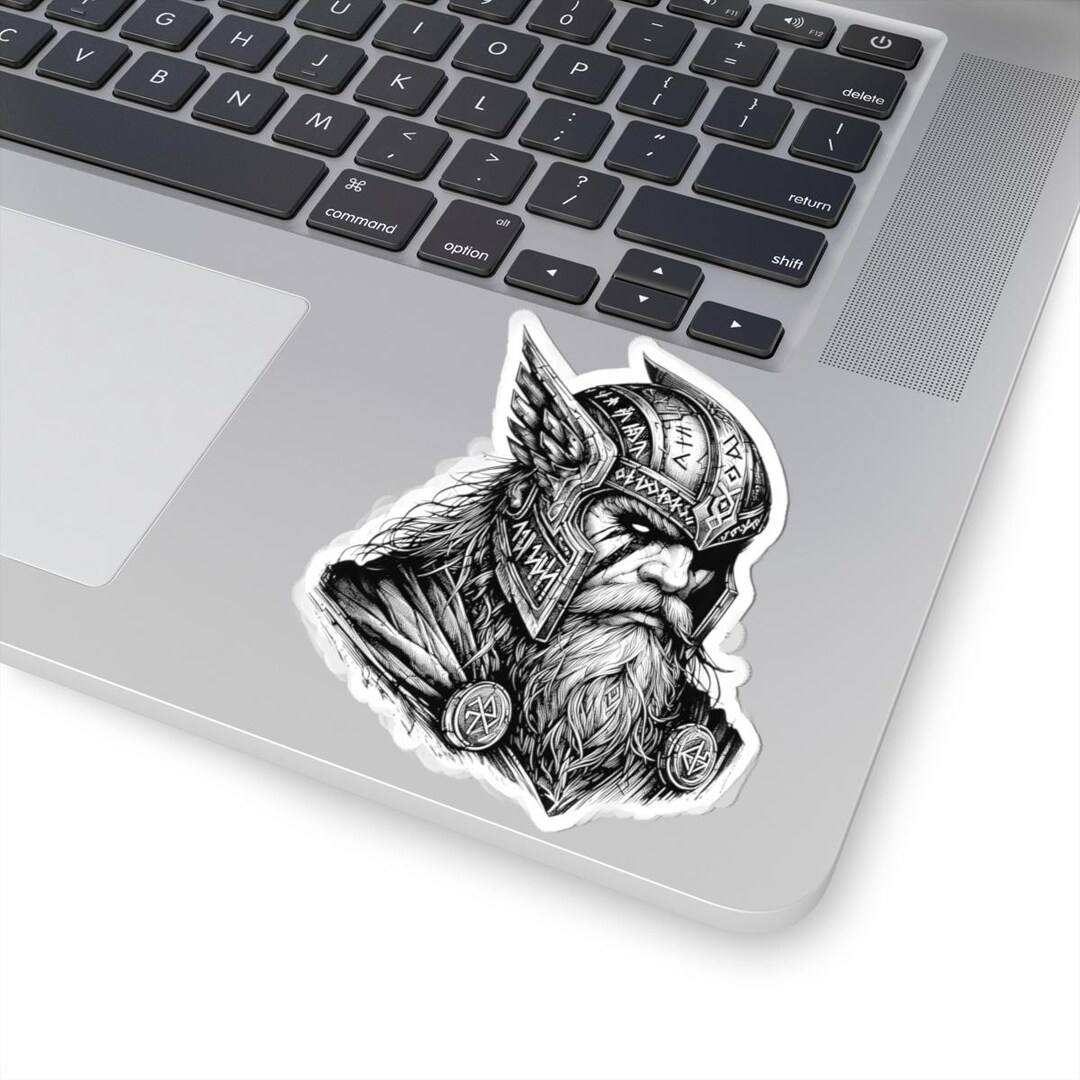 Viking Kiss-cut Stickers - Norse Mythology Decals, Scandinavian Warrior ...