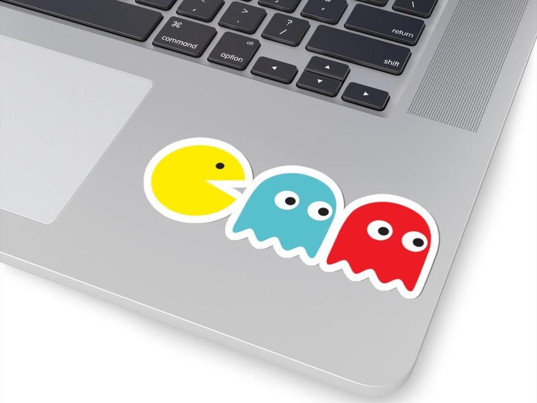 Retro Arcade Vinyl Stickers: Pac-man Inspired Decals - Etsy