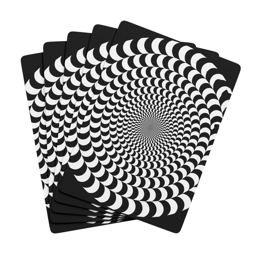Playing Cards, Optical Illusion, Poker Night Game Set, Card Game Night ...