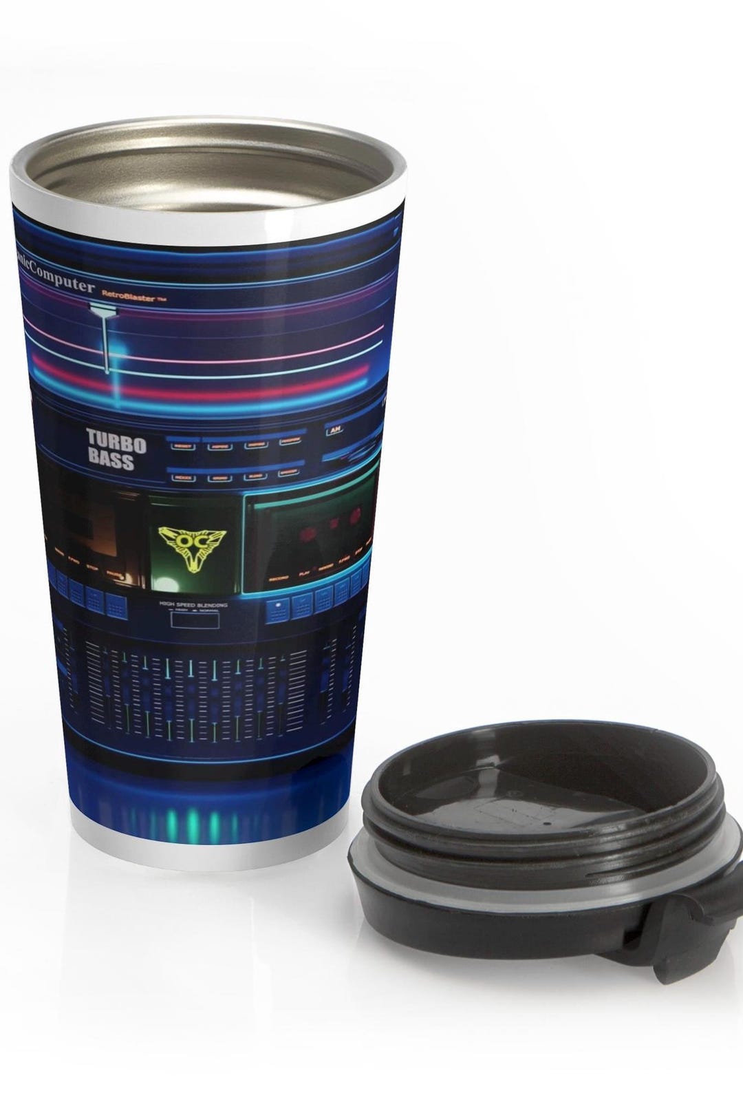 Stainless Steel Travel Mug 80s Boombox, 80s Music, 80s Retro - Etsy