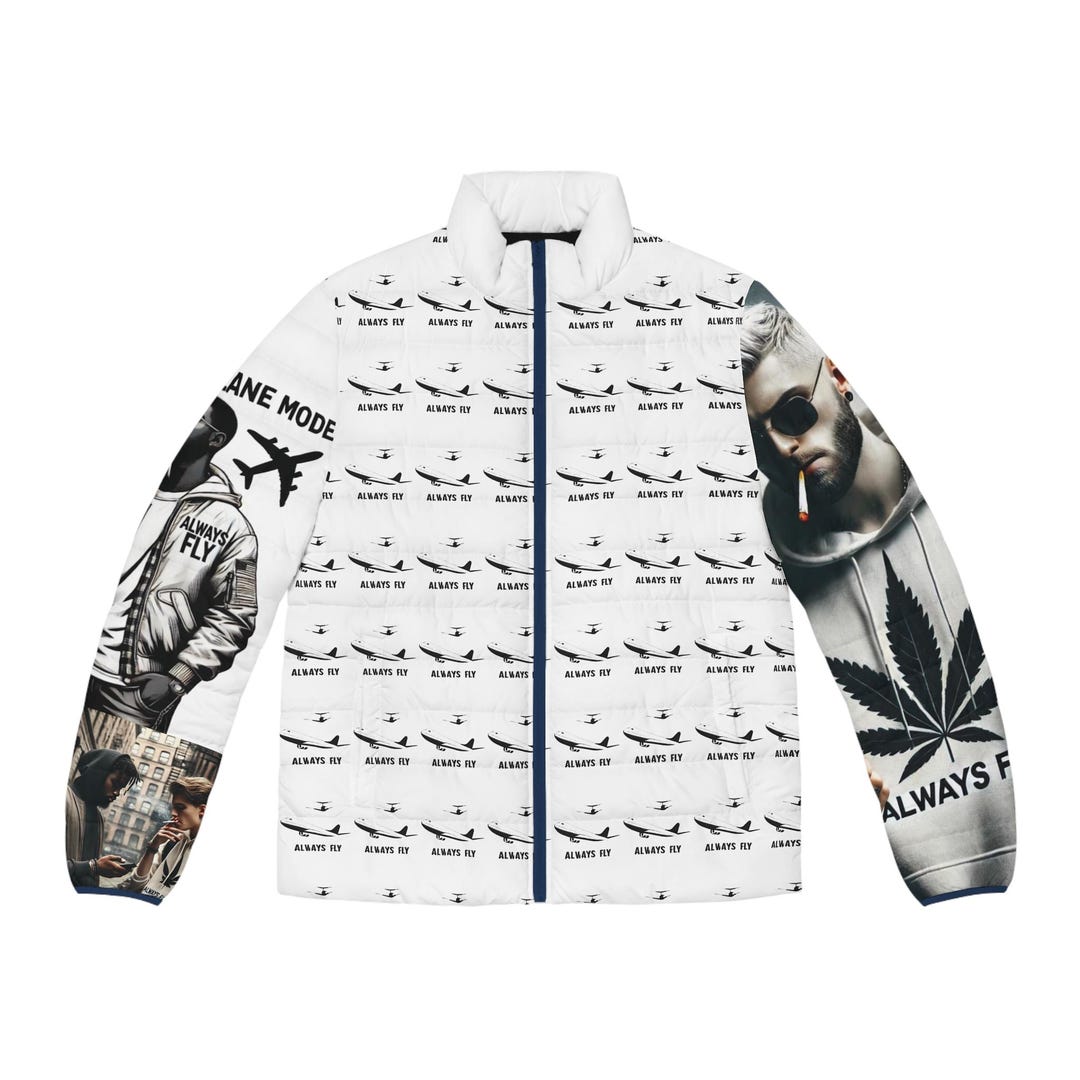 Airplane Mode Always Fly Premium Puffer Jacket - Etsy