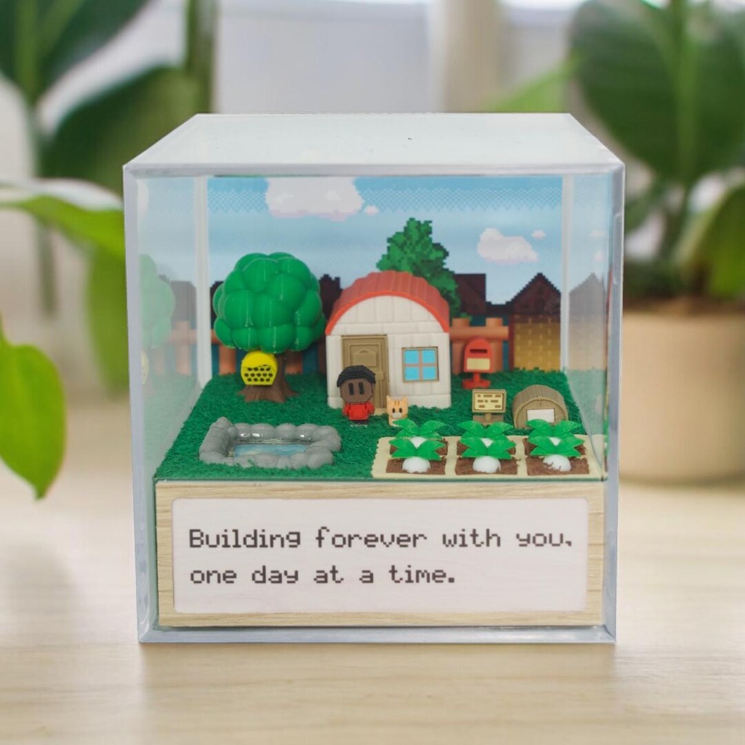 CUSTOM 3D Farm Diorama - Etsy
