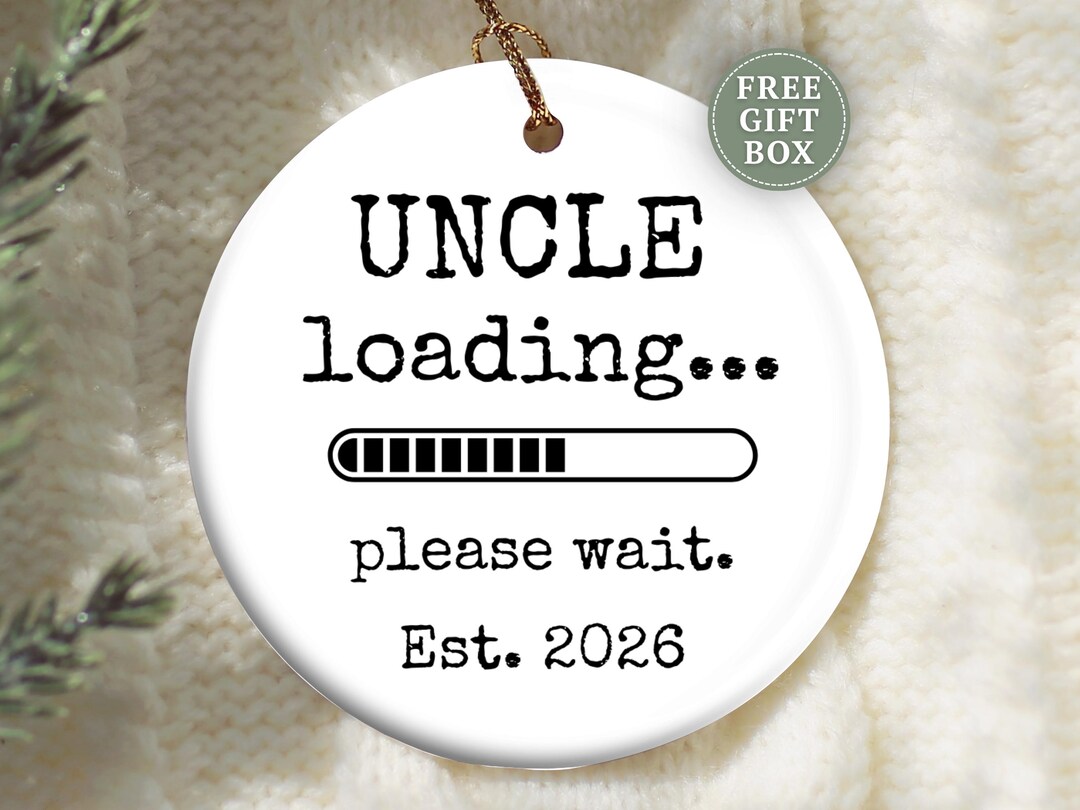 Personalized Uncle Ornament, Custom Uncle Gift for Uncle to Be, Uncle ...