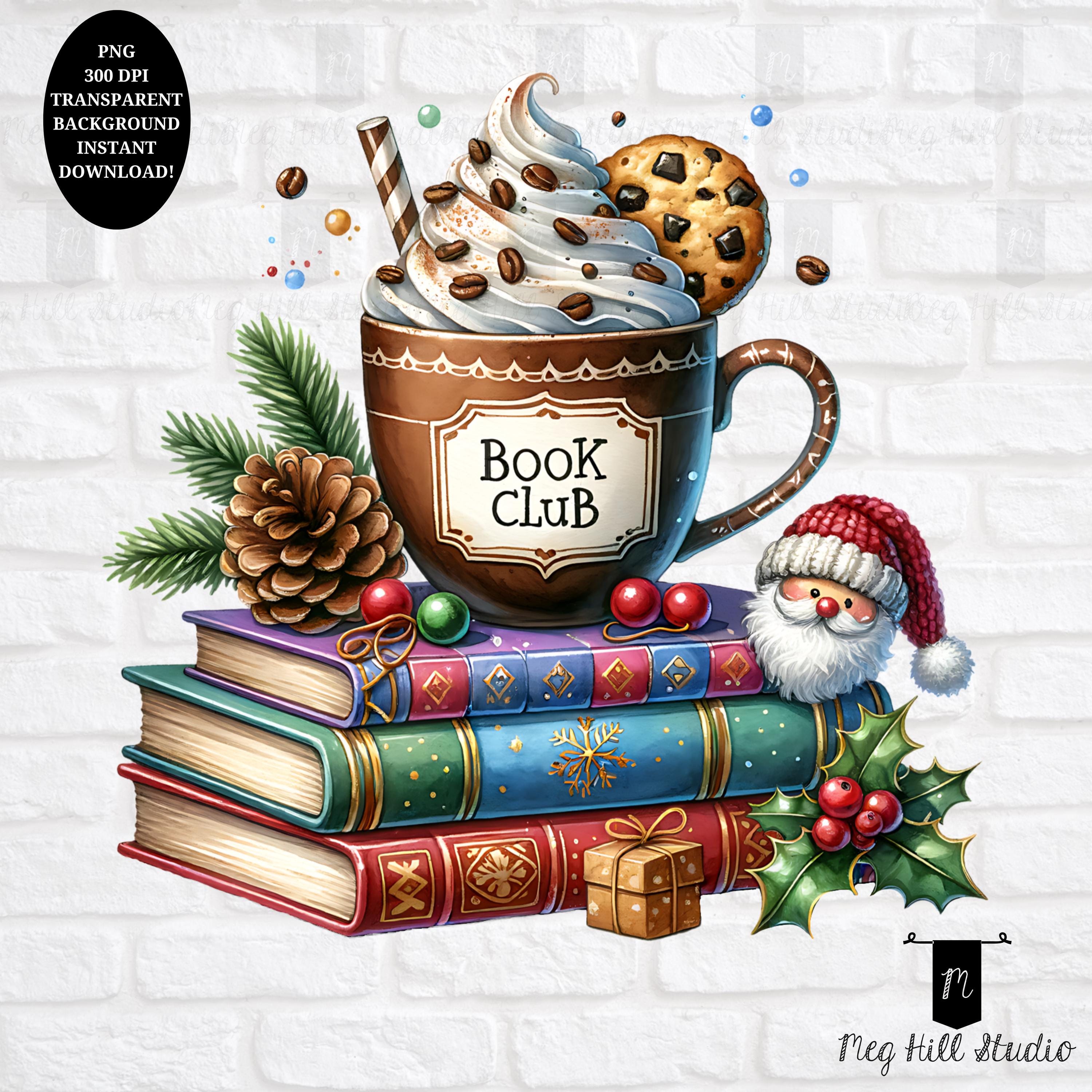 All Booked for Christmas PNG Christmas Books PNG Book Lovers PNG ...
