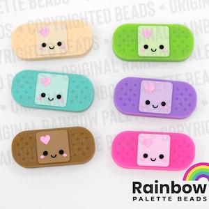 Cute Bandage Exclusive Silicone Focal Beads - Etsy