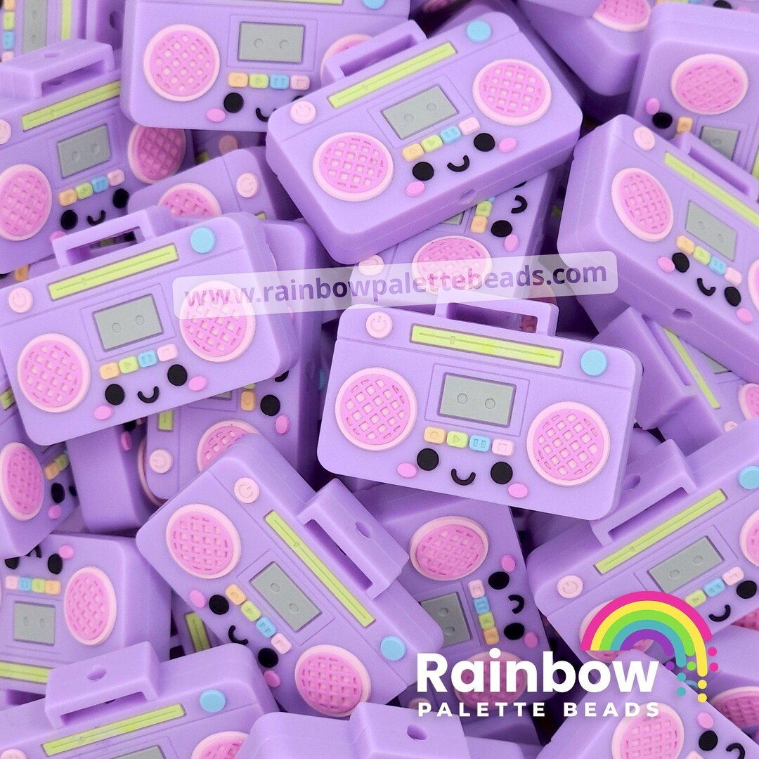 Boom Box Exclusive Silicone Focal Beads - Etsy