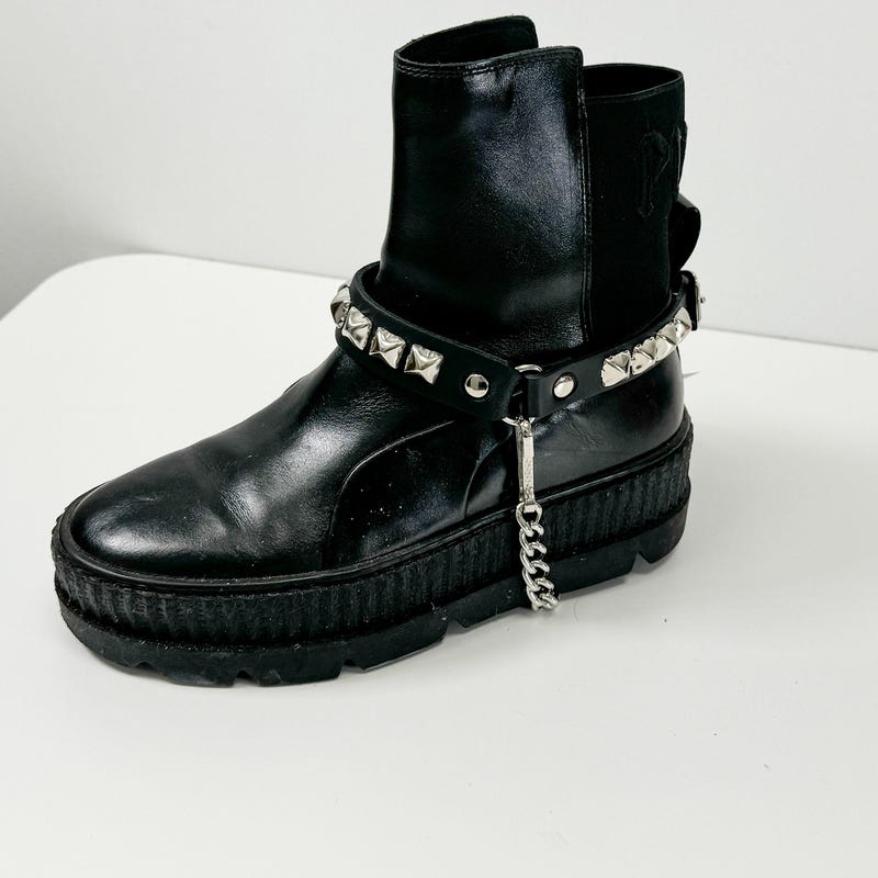 Goth Chain Boots - Etsy