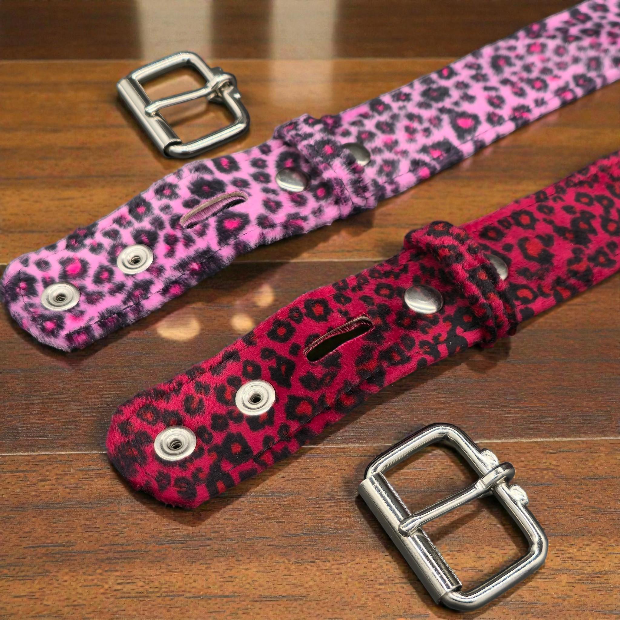 Brown Leopard Cheetah Grommet Eyelet Belt Punk Goth Rock Style ...