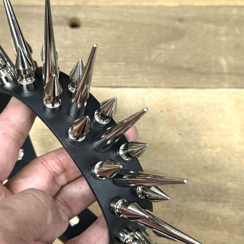 Spiked Collar - Etsy UK