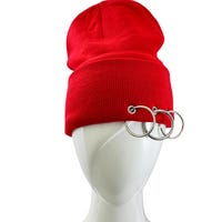 Alt Style Crochet Bunny Ear Beanie! - Etsy