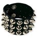 Three Row Large 1/2" Conical Studded Cuff Buckle Punk Rock Goth ...