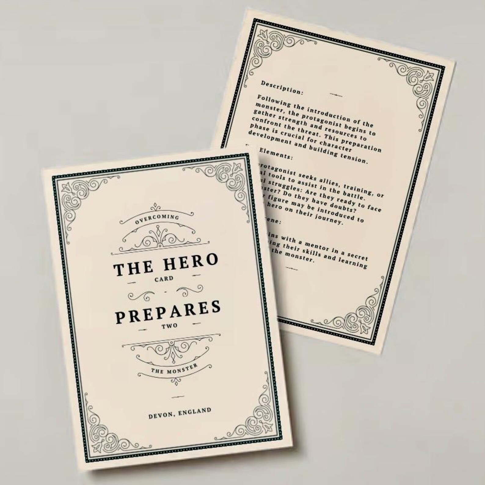 Overcoming the Monster Plot Cards: Writers Toolkit, Character, Plot ...