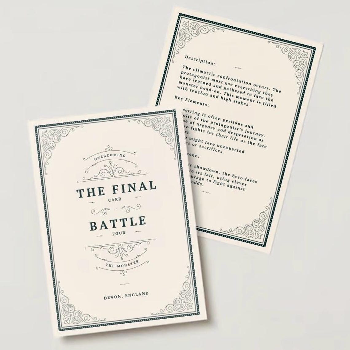 Overcoming the Monster Plot Cards: Writers Toolkit, Character, Plot ...