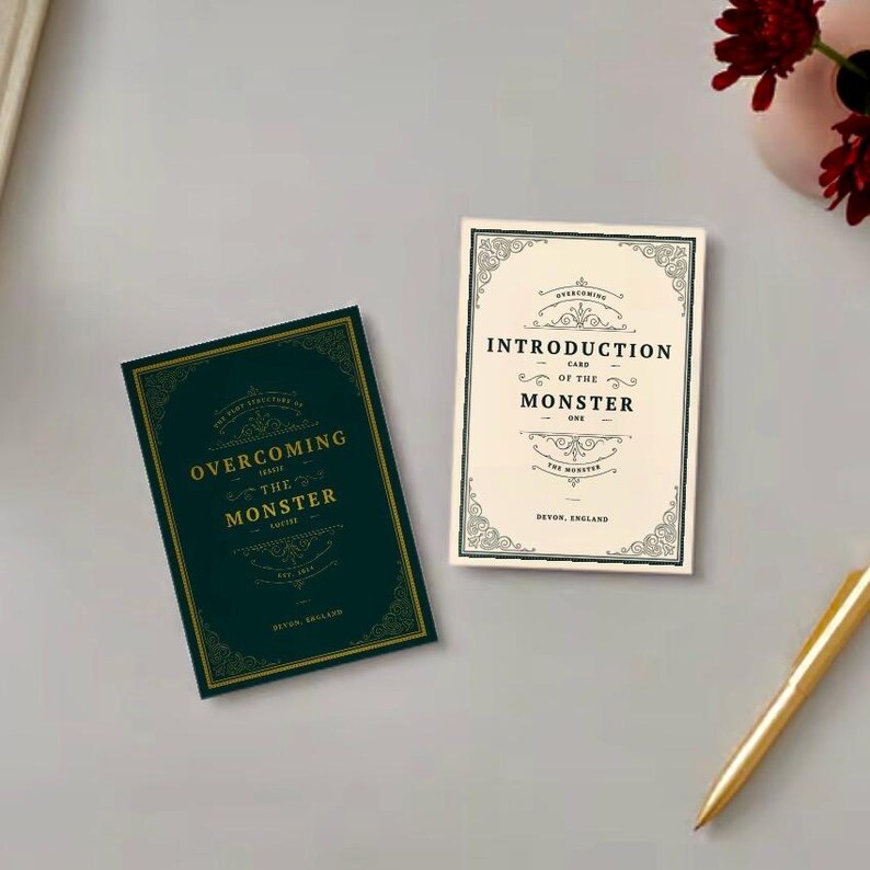 Overcoming the Monster Plot Cards: Writers Toolkit, Character, Plot ...