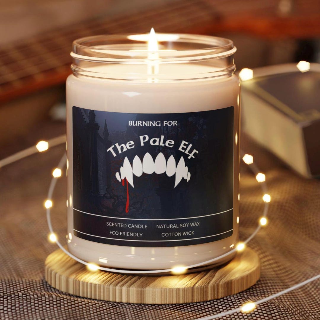 Astarion Scented Candle: BG3 Pale Elf Soy Wax Candle - Etsy