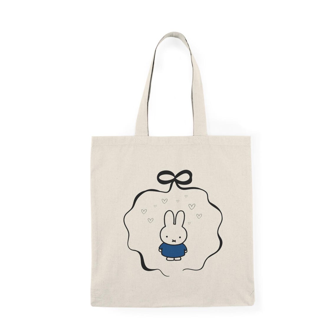 Cute Bow Miffy Tote Bag - Miffy Tote - Miffy Canvas - Miffy - Coquette ...