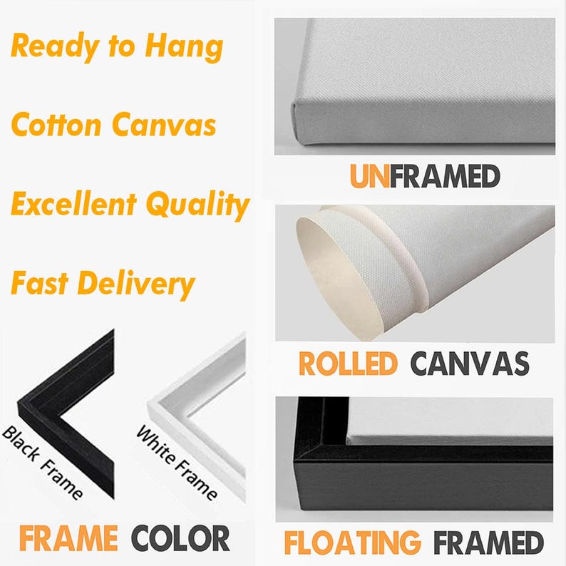 World Map Wall Art Large World Map Poster Detailed Map Canvas Wall Map ...