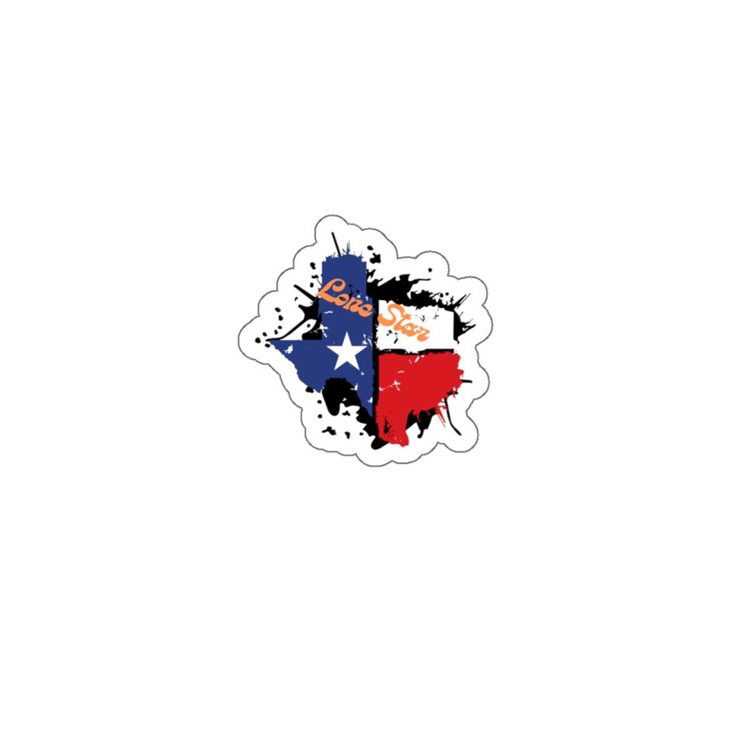 Lone Star Texas Die-cut Stickers - Etsy