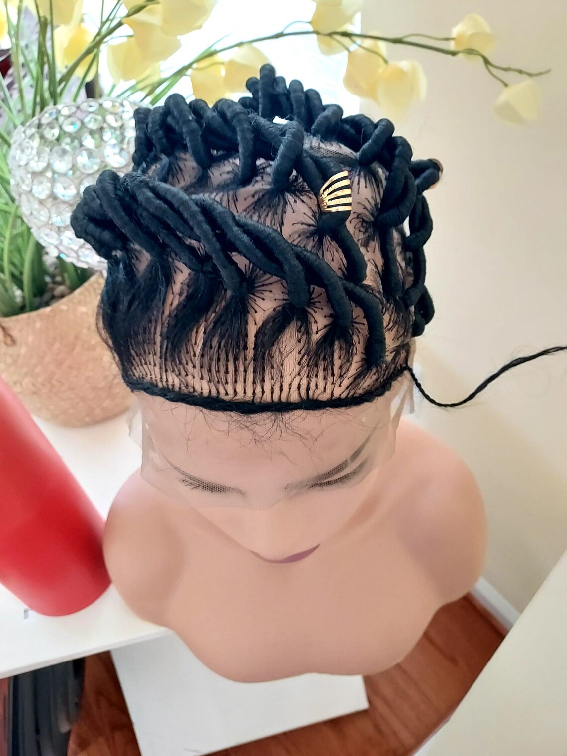 African Cord Braided Wig - Etsy