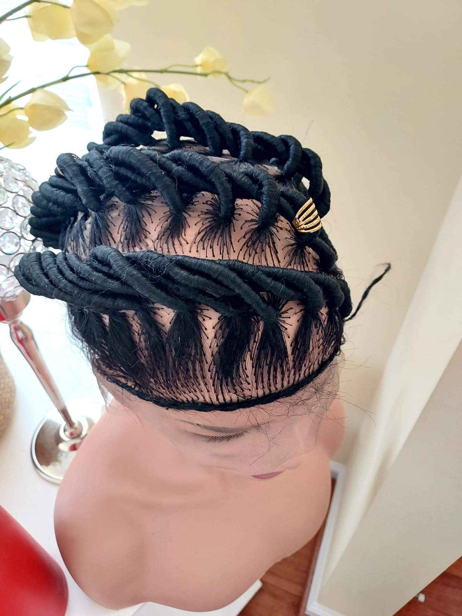 African Cord Braided Wig - Etsy