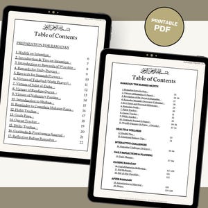 2025 Ramadan Planner Bundle Printable Islamic Journal Muslim Planner ...