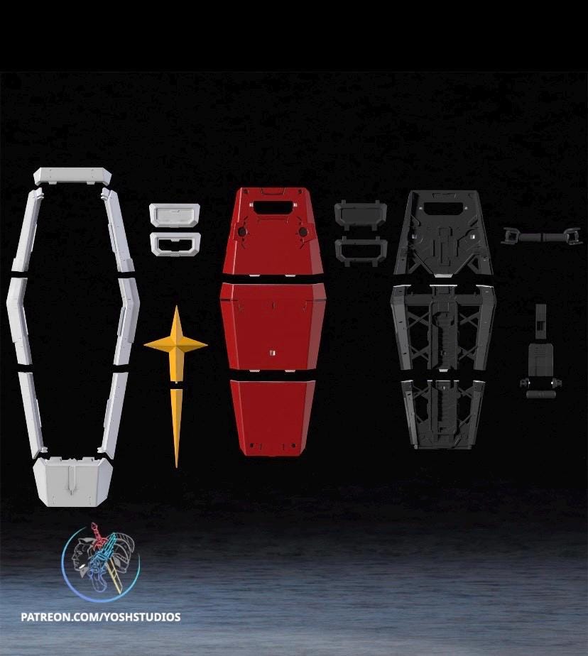 RX-78 Gundam Shield 3D Printed in Color-matched PLA+ 4.5ft - Etsy