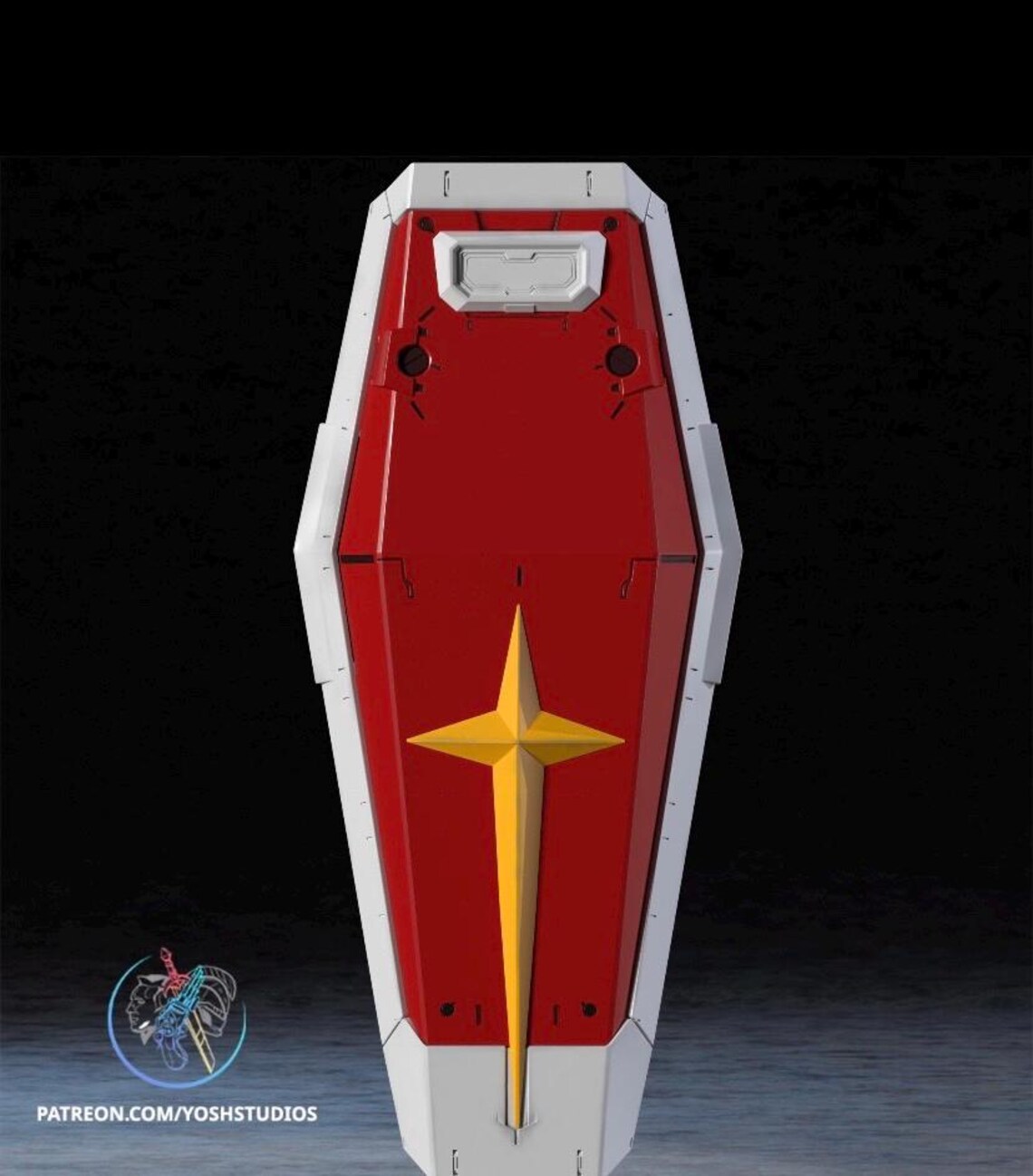 RX-78 Gundam Shield 3D Printed in Color-matched PLA+ 4.5ft - Etsy