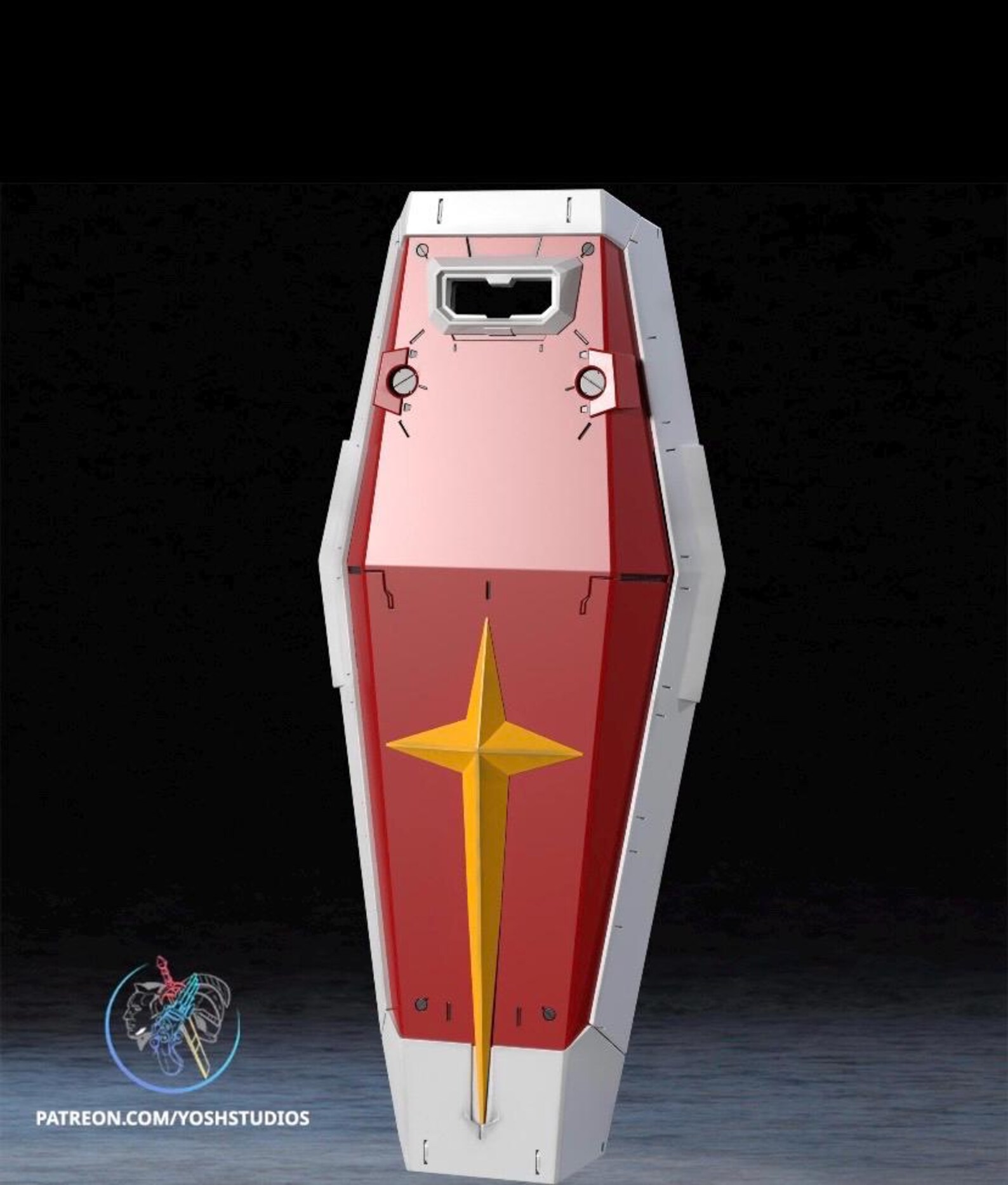 RX-78 Gundam Shield 3D Printed in Color-matched PLA+ 4.5ft - Etsy
