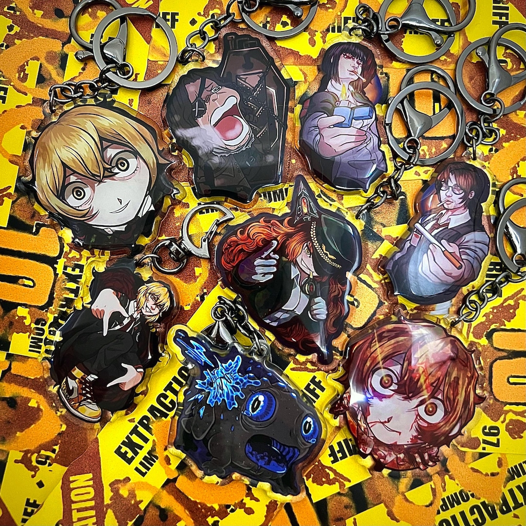 Limbus Company 2.5" Epoxy Keychains - Series 1 97riff - Etsy