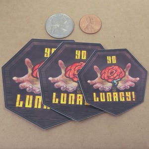 Yo Lunacy Badge - Limbus Company Sticker - Etsy