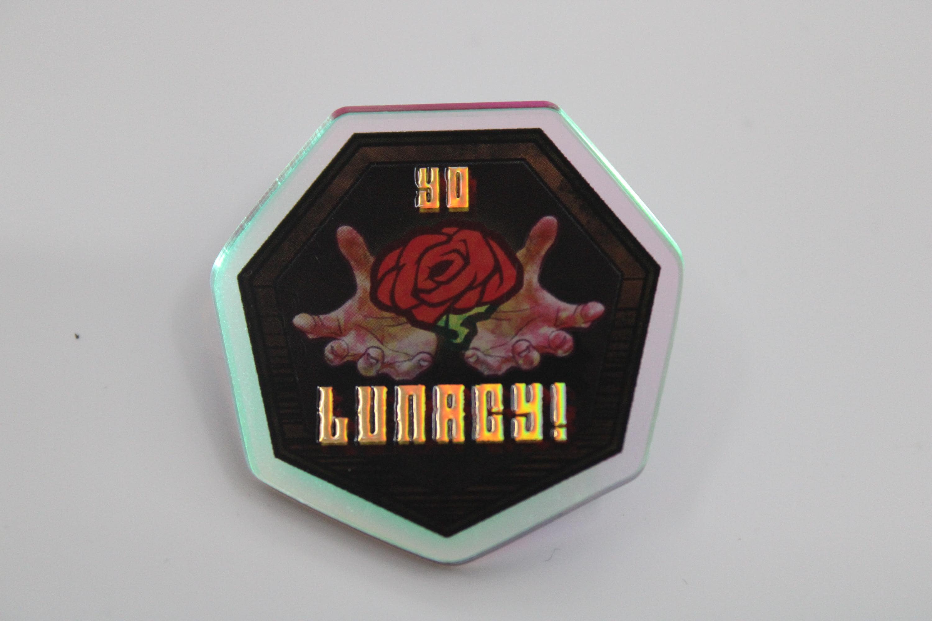 Yo Lunacy Pin - 1.5" Limbus Company Rainbow Acrylic Pin - Etsy
