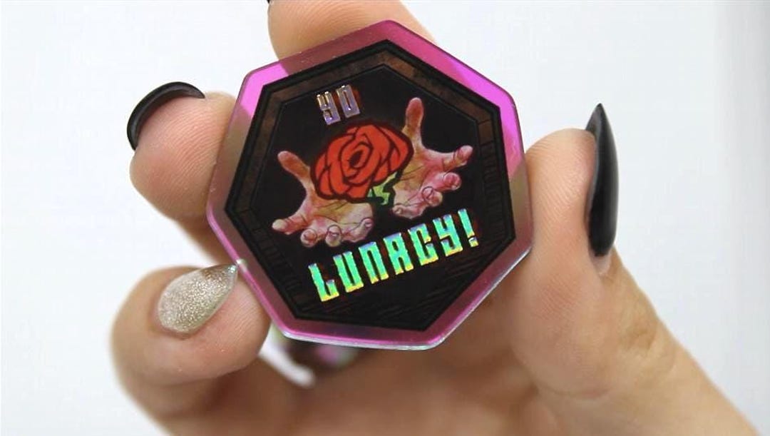 Yo Lunacy Pin - 1.5" Limbus Company Rainbow Acrylic Pin - Etsy