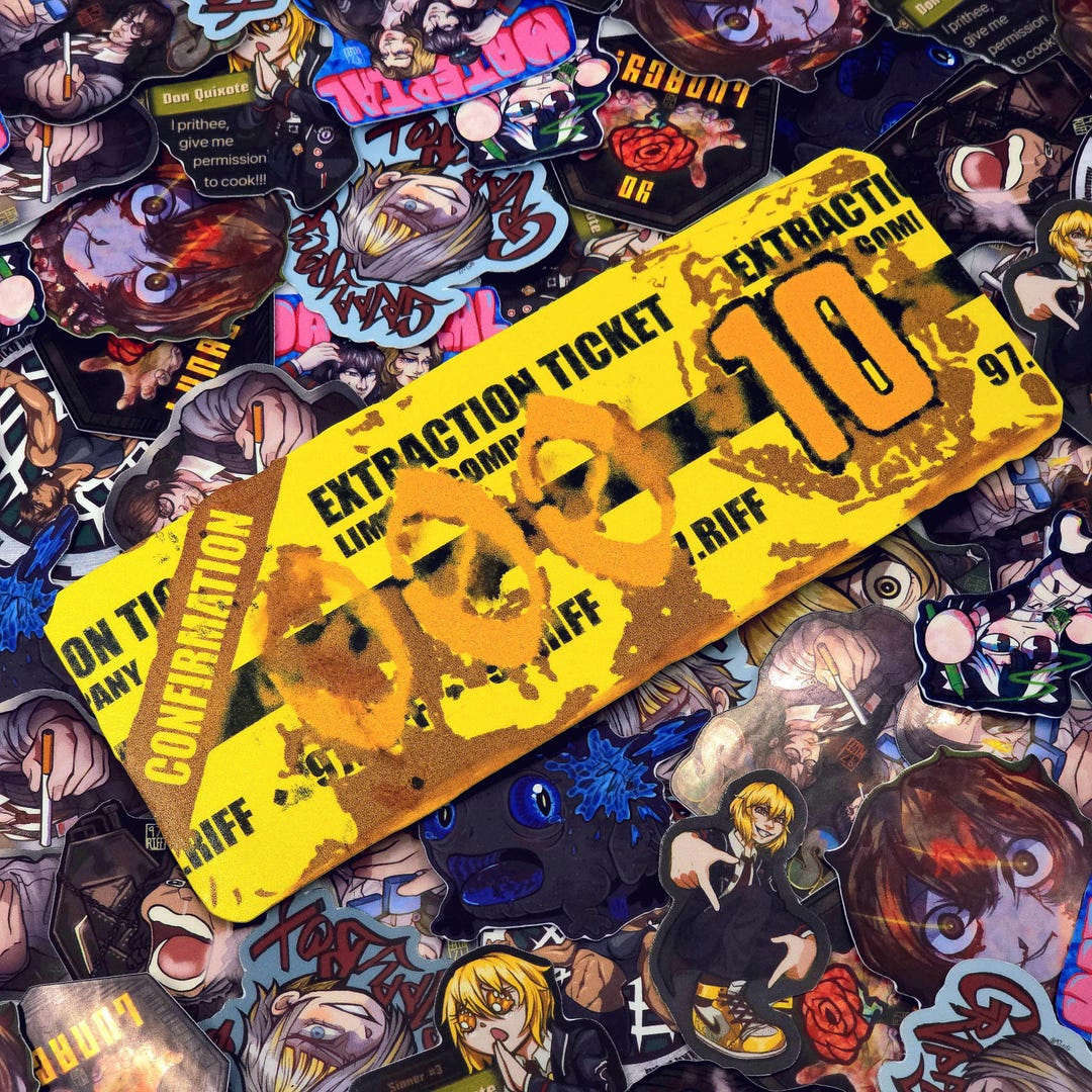 10-pull Ticket Mystery Minis - Limbus Company Stickers - Etsy