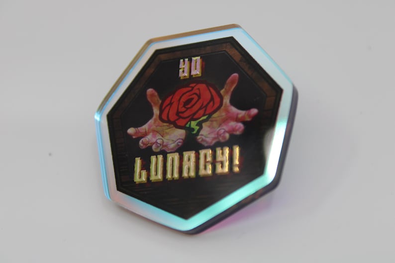Yo Lunacy Pin - 1.5" Limbus Company Rainbow Acrylic Pin - Etsy
