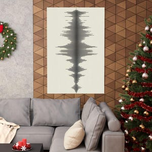 Audio Waveform Matte Vertical Poster, Musician Recording Studio Wall ...