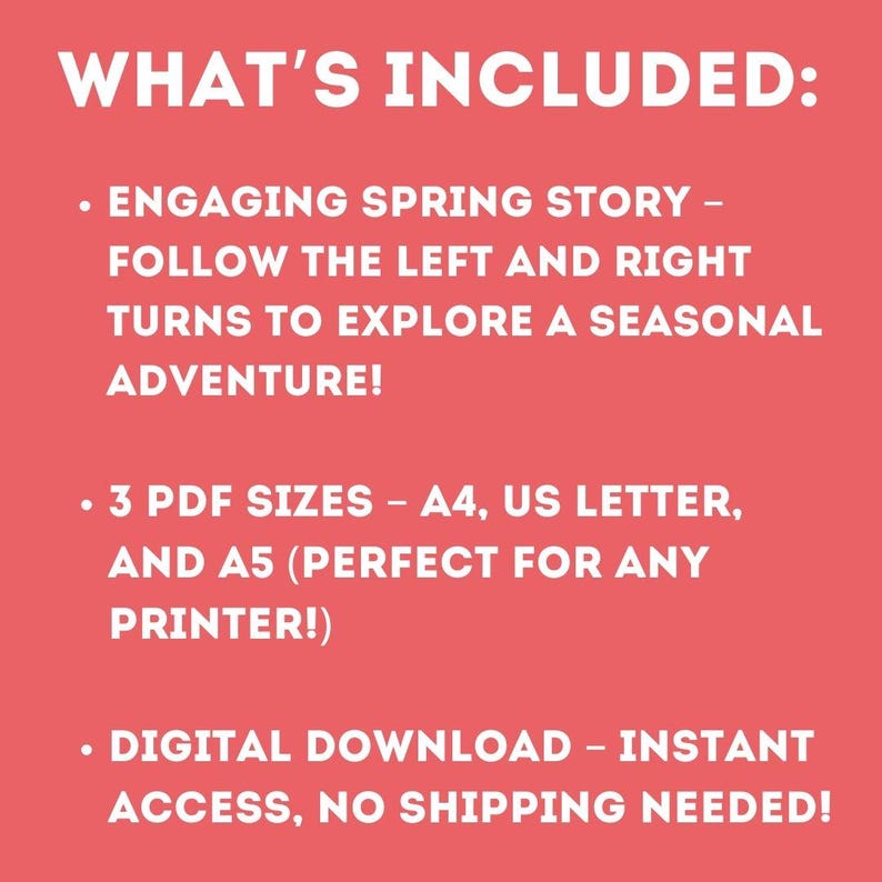 Spring Left-right Game Printable – Fun for All Ages! | A4, US Letter ...