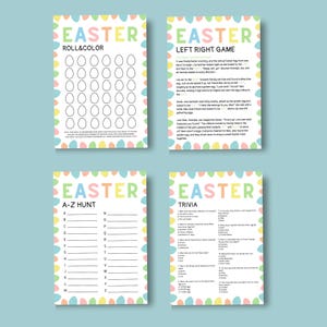 Ultimate Easter Games Bundle – 20 Fun Printable Games for Family ...