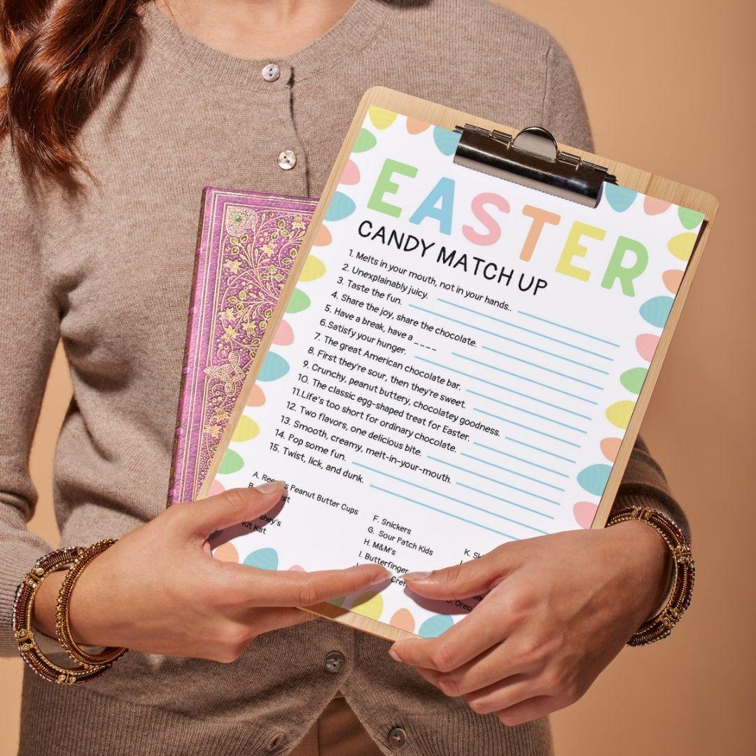 Easter Candy Matchup – Fun Printable Game for All Ages! | A4, US Letter, A5 | Instant Download ...