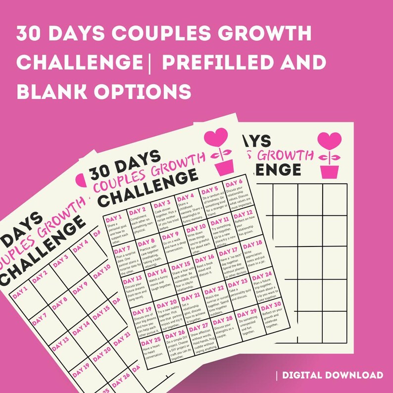 30-day Couples Growth Challenge: Strengthen Connection (digital ...
