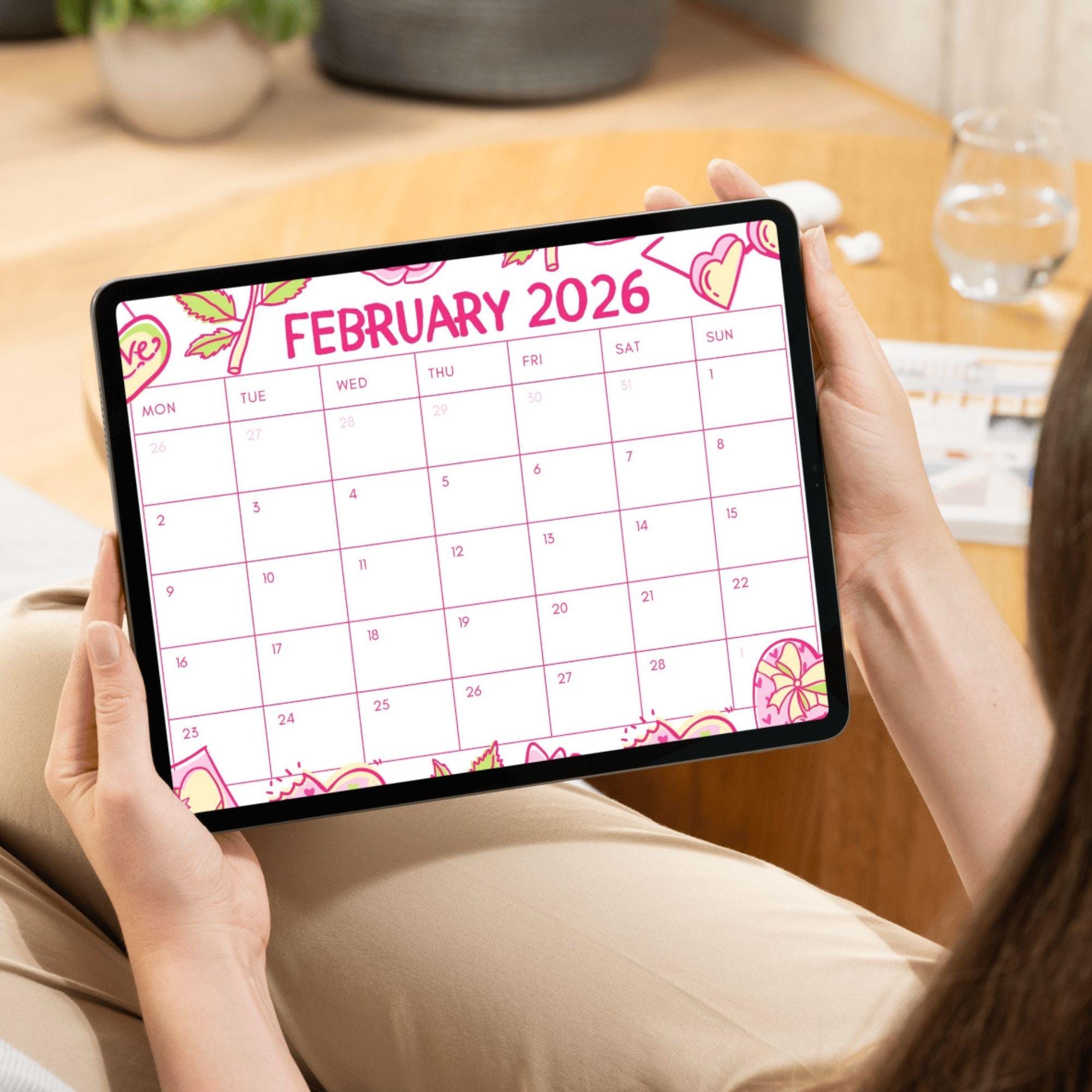 EDITABLE February 2026 Calendar Template – A4 & US Letter Sizes, 2026 ...