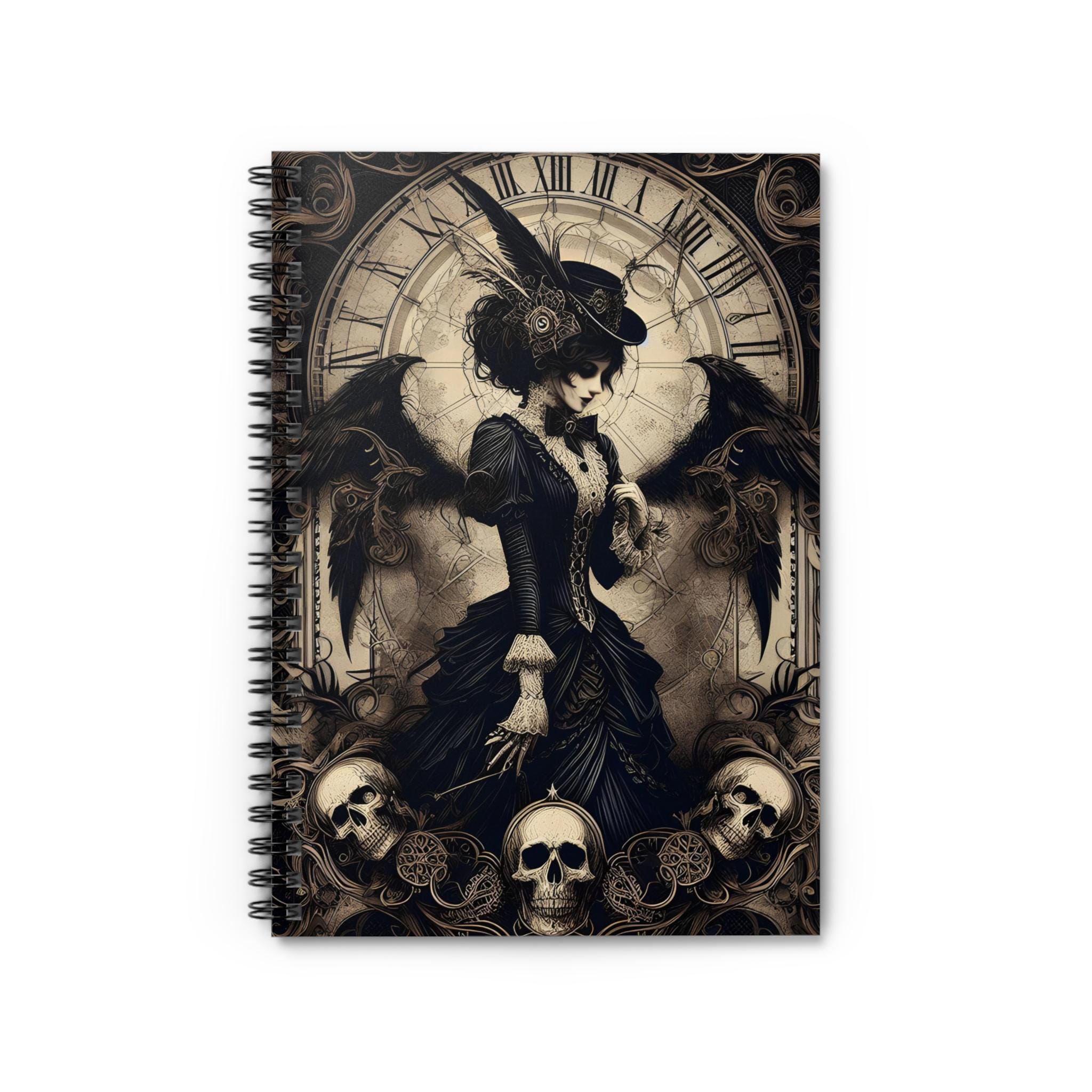 Spiral Notebook Steampunk Victorian Vampire, Journal, Diary, Notebook ...