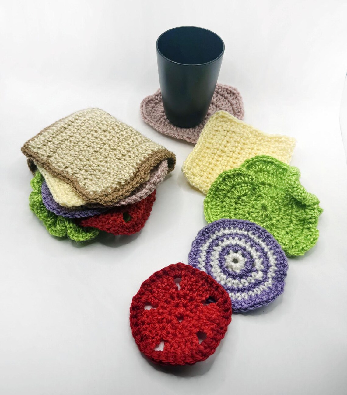 Crochet Play Food: Montessori Sandwich Toy, Sensory Learning - Etsy
