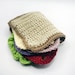 Crochet Play Food: Montessori Sandwich Toy, Sensory Learning - Etsy