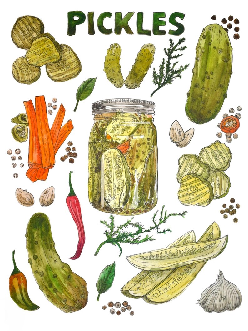 Pickles Art Print - Etsy